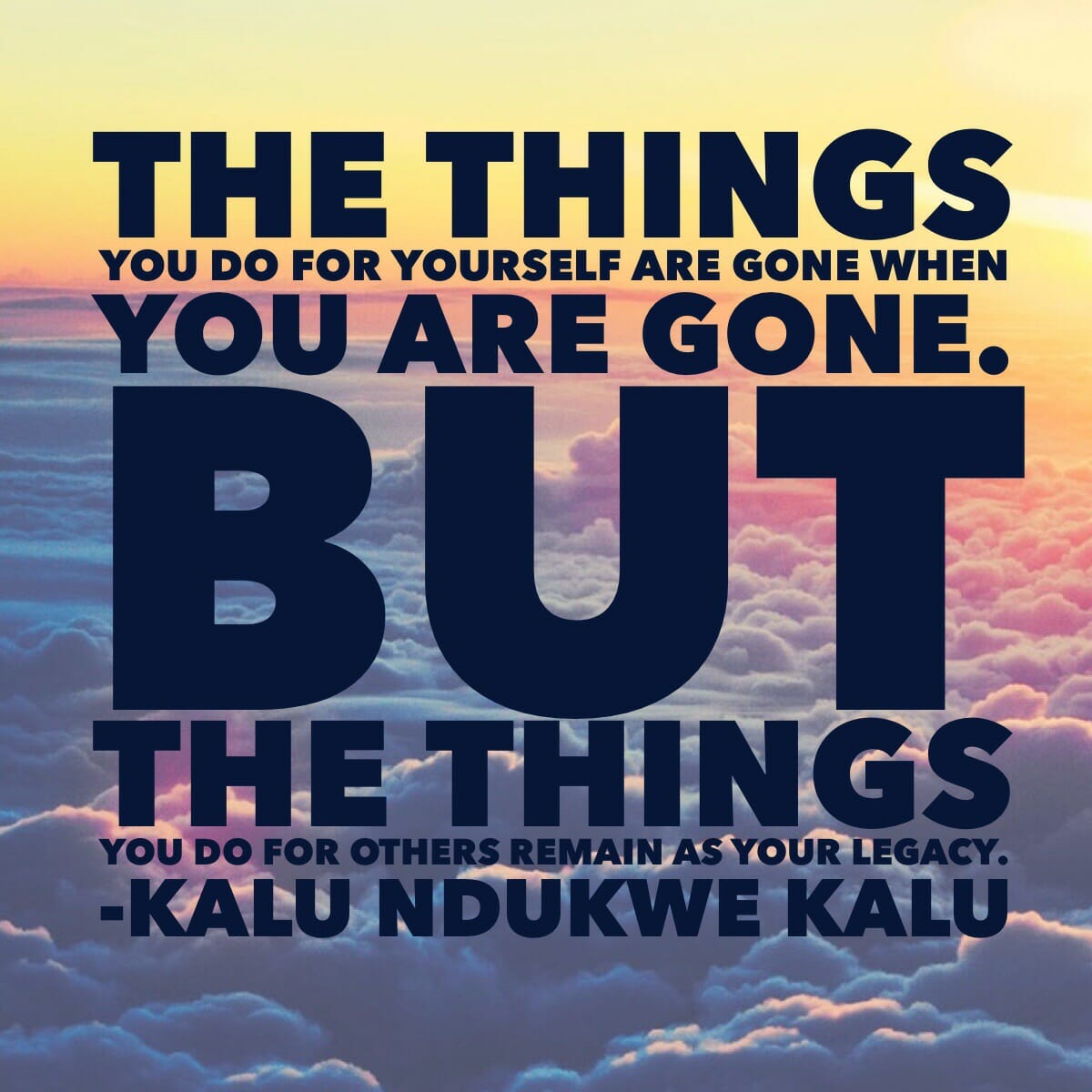 Things You Do For Others Frank Deardurff